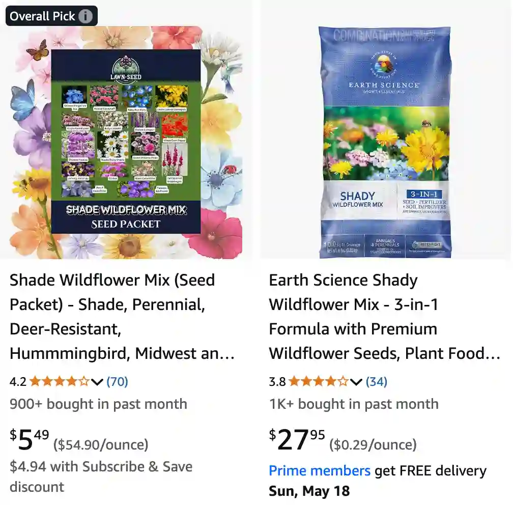 Wildflower Plants For Shade